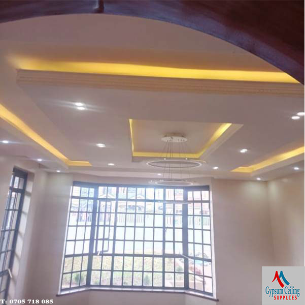 Gypsum Ceiling Design Living Room GCI0565 – Ebuild Kenya
